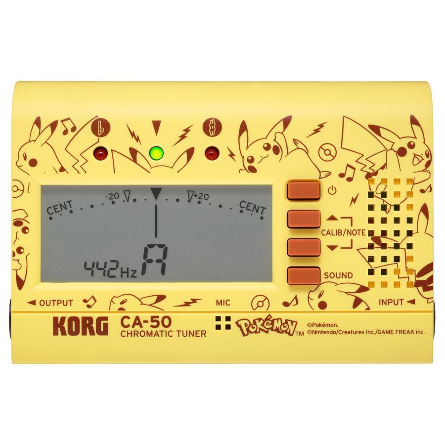 KORG CA-50C P025 ピカチュウ / ポケモンコラボ 《クロマチックチューナー》 : ギタープラネット Yahoo!ショップ - 通販 - Yahoo!ショッピング