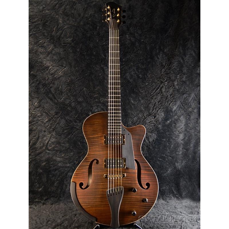 Moffa Guitars Mithra -Semi Solid- ''Brown Satin''【当店カスタムオーダー品】《エレキギター ...