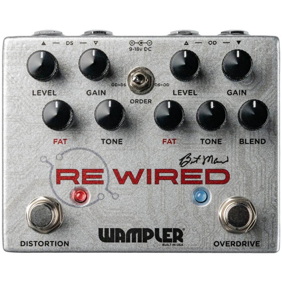 Wampler Pedals / RE WIRED 新品 ブレント・メイソン シグネイチャーペダル【オーバードライブ/ディストーション ...