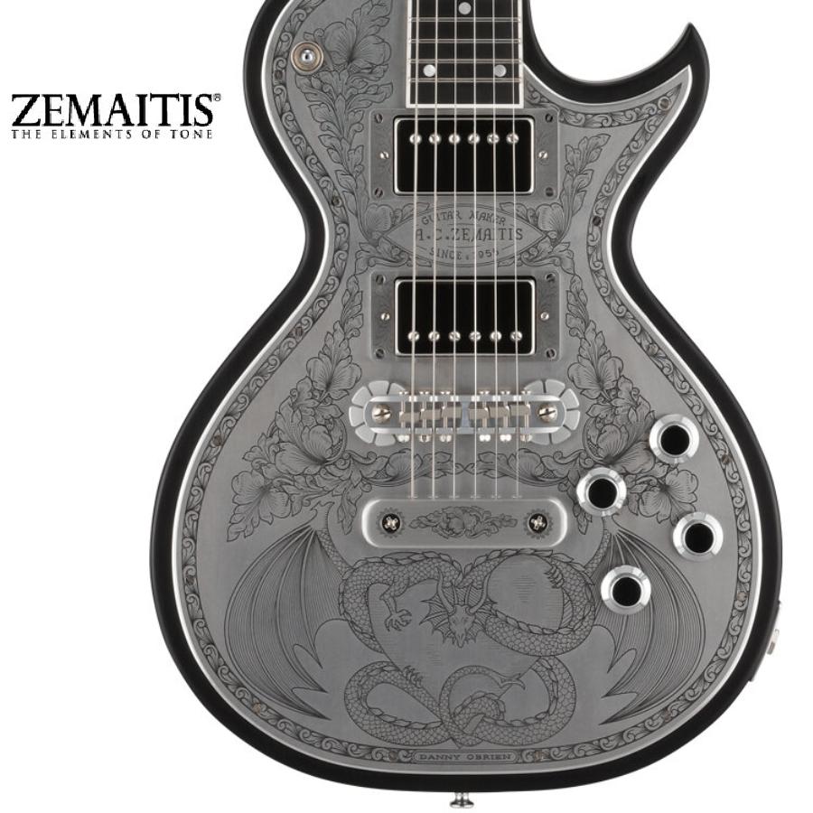ZEMAITIS METAL FRONT MFG-AC-24 Dragon & Heart Black 【Made in Japan】 新品《エレキギター》 : ギタープラネット Yahoo ...