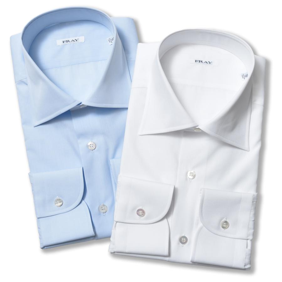 FRAY（フライ） BYRON コットンブロードセミワイドカラーシャツ （ソフト芯） 1185 11142200178 : guji - 通販 - Yahoo!ショッピング