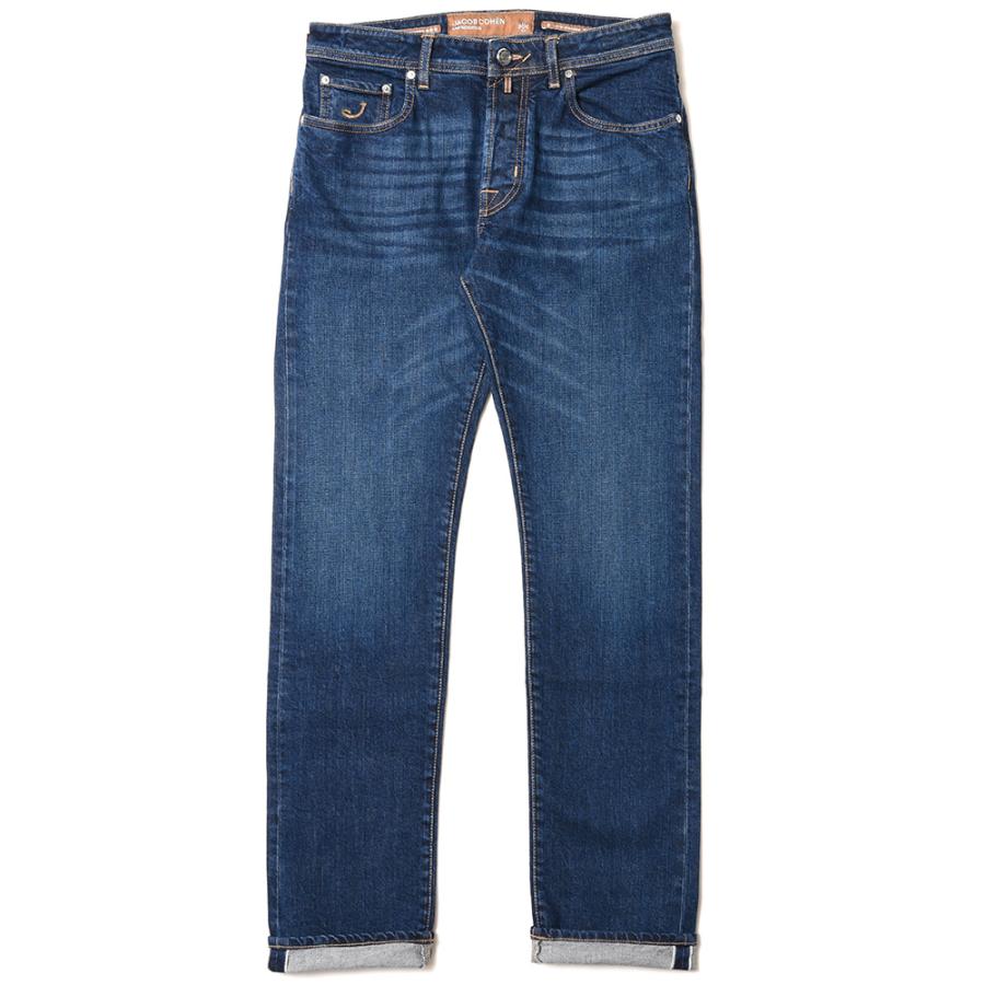 JACOB COHEN（ヤコブコーエン）BARDバード LIMITED EDITION ヴィンテージウォッシュストレッチタイトストレートデニム ...