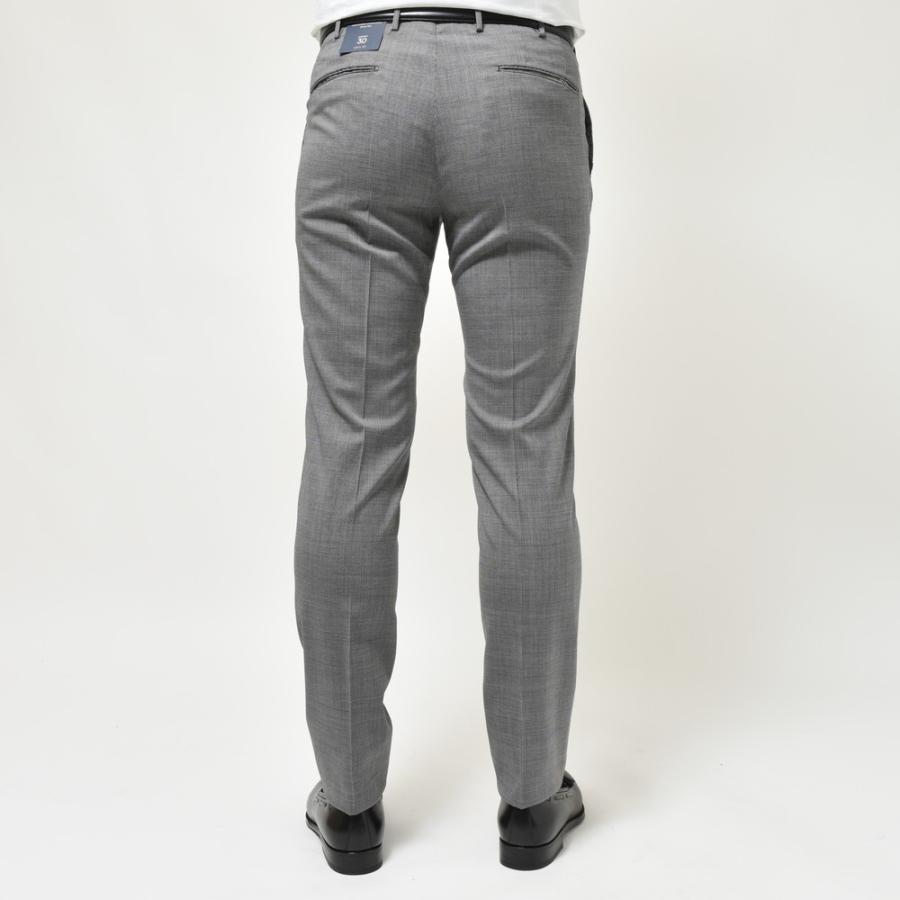 INCOTEX（インコテックス）SLIMFIT ウォッシャブルストレッチウールマイクロハウンドトゥーステーパードパンツ 1W0030-90406/11571 13045201052 ...