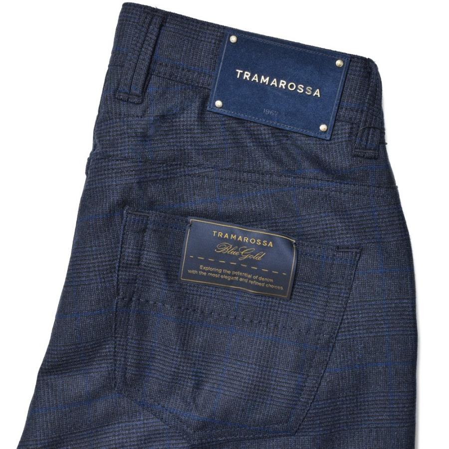 TRAMAROSSA（トラマロッサ）Blue Gold MICHELANGELO ZIPミケランジェロジップ Loro Piana ストレッチ ...