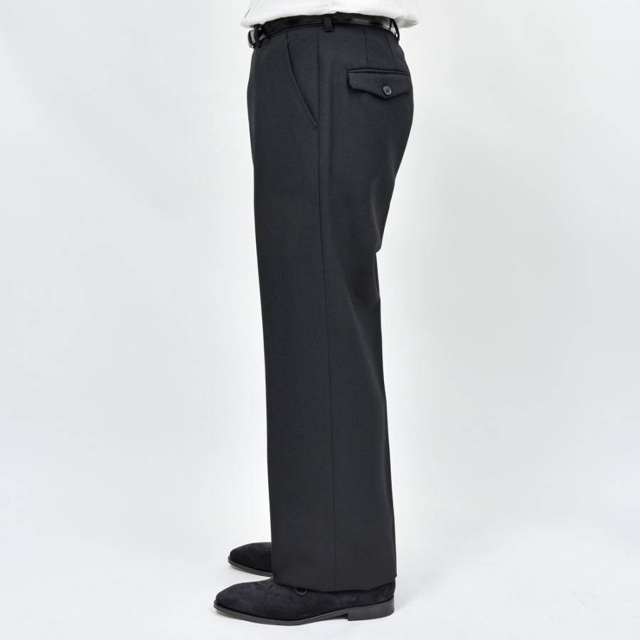 HUSBANDS（ハズバンズ）ウールフレスコフレアパンツ H12E PAJF WOBK 13051405025 : guji - 通販 ...