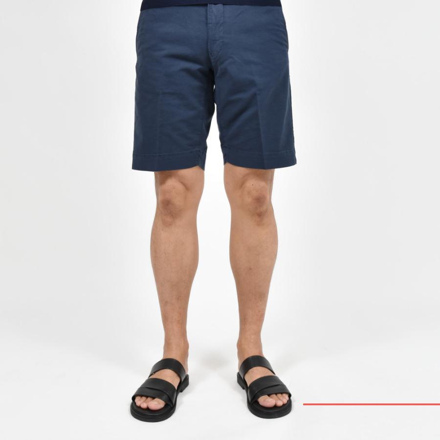 INCOTEX SLACKS（インコテックス スラックス）REGULAR FIT ガーメントダイストレッチコットンサマーサテンショーツ ...