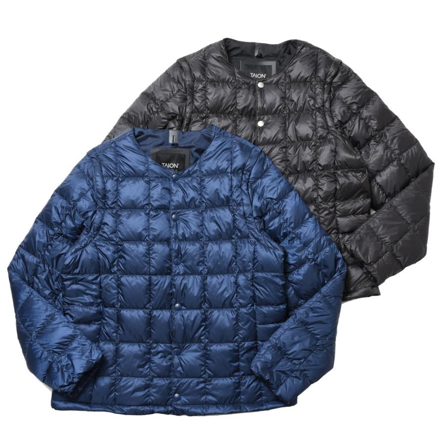 TAION EXTRA（タイオン エクストラ）ナイロンクルーネックデタッチャブルインナーダウンジャケット EX-04A 14022400166 : guji - 通販 - Yahoo!ショッピング