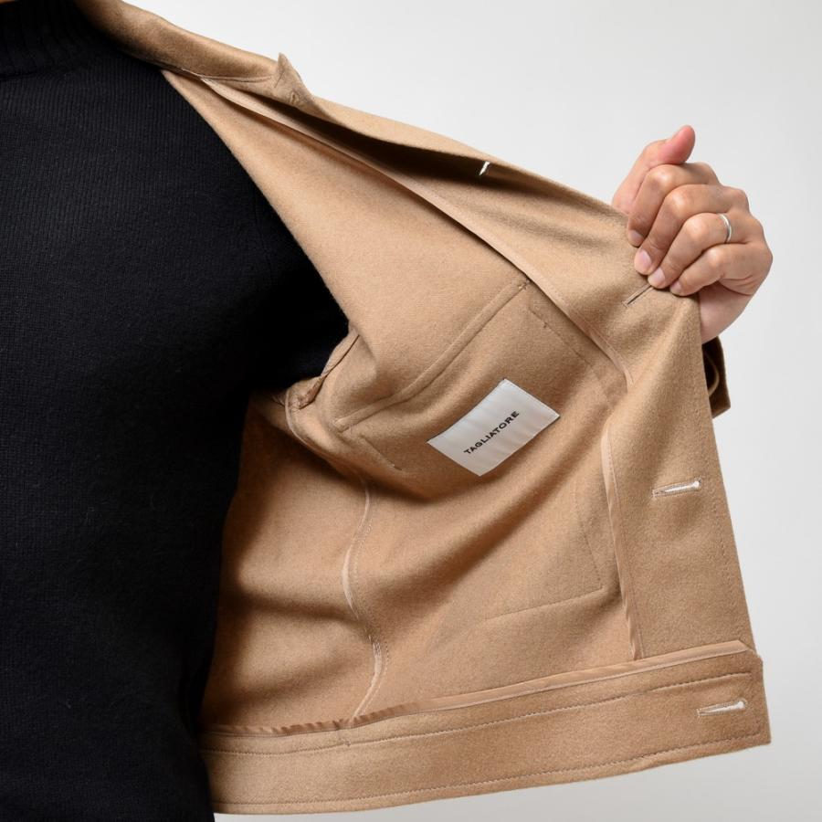 TAGLIATORE(タリアトーレ)カシミアフランネルソリッドショート TAGLIATORE(タリアトーレ)カシミアフランネルソリッドショート