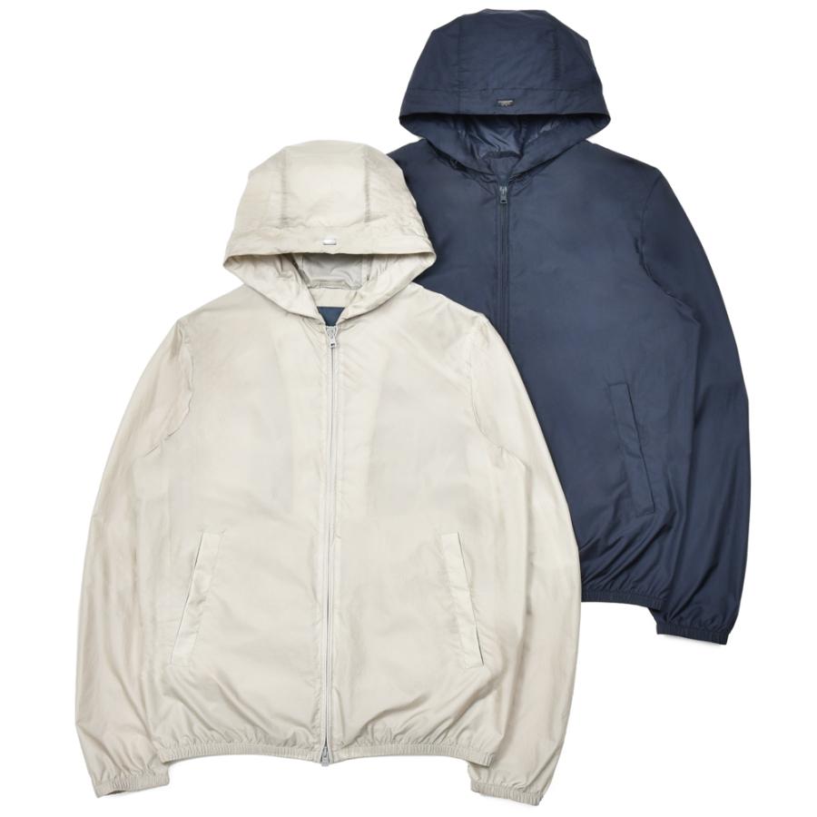 HERNO（ヘルノ）ウォーターレペレントライトウェイトナイロンフーディーブルゾン（パッカブル） GI000486U-12686 ...