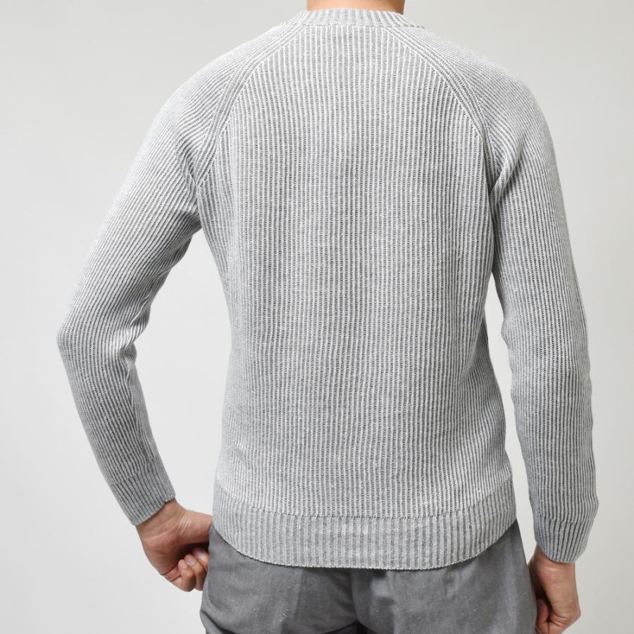 GRAN SASSO（グランサッソ）ミドルゲージリネンコットンリブクルーネックニット 23152/18632 16041004035 ...