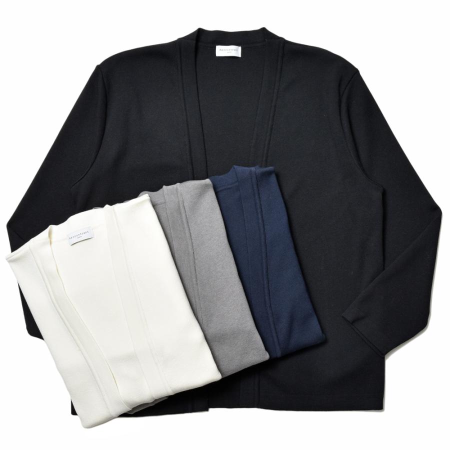 RENCONTRANT（レンコントラント）ハイゲージコットンシルクボタンレスカーディガン 10098 16041404172 : guji - 通販 - Yahoo!ショッピング