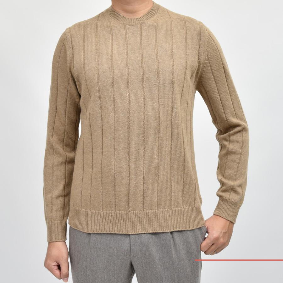ZANONE（ザノーネ）ミドルゲージウール針抜きクルーネックニット GIRO/SLIM FIT/810104/ZN237/25410 ...