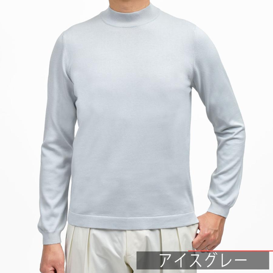 GRAN SASSO（グランサッソ）12ゲージソフトコットンモックネックニット 58108/18120 16051006035 : guji - 通販 - Yahoo!ショッピング