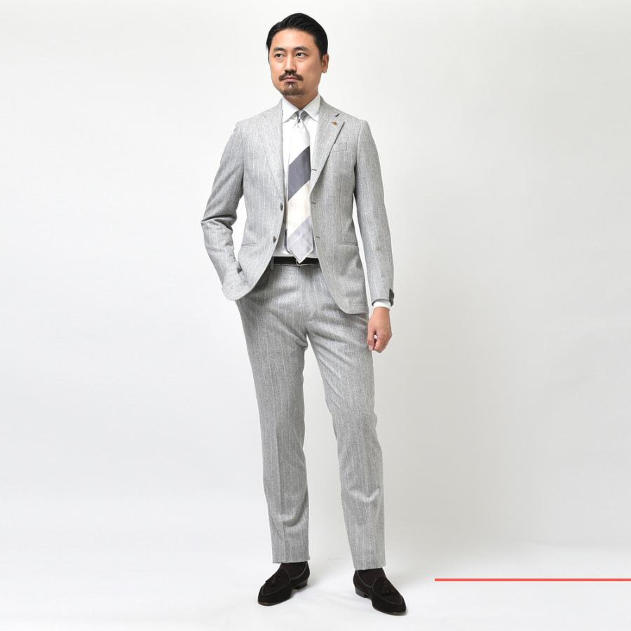 LATORRE（ラトーレ）ウールフランネルチョークストライプ3B1プリーツスーツ BR2-1/RA0654/41258 17116001052 : guji - 通販 - Yahoo!ショッピング