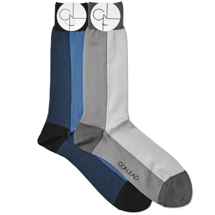 CONLEAD（コンリード）コットンナイロンセンターラインショートソックス CENTER LINE 005 18042005220 : ...