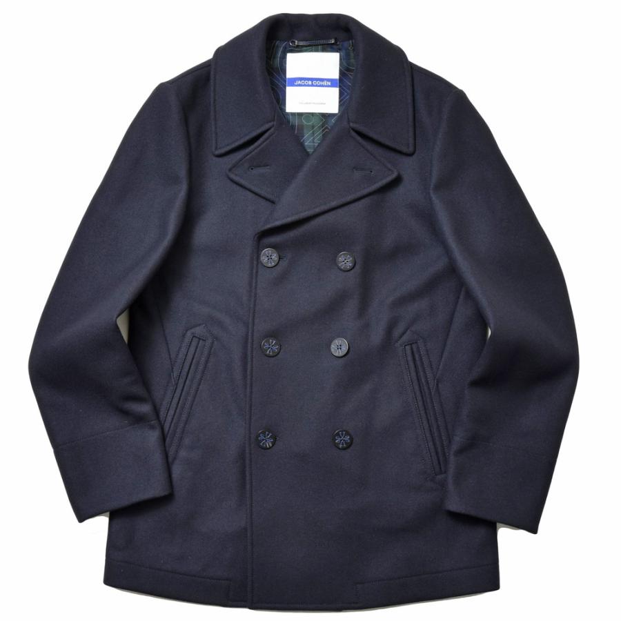 JACOB COHEN（ヤコブコーエン）ウールナイロンソフトメルトンピーコート 226-81100 54136000052 : 54136000052 : guji - 通販 - Yahoo ...