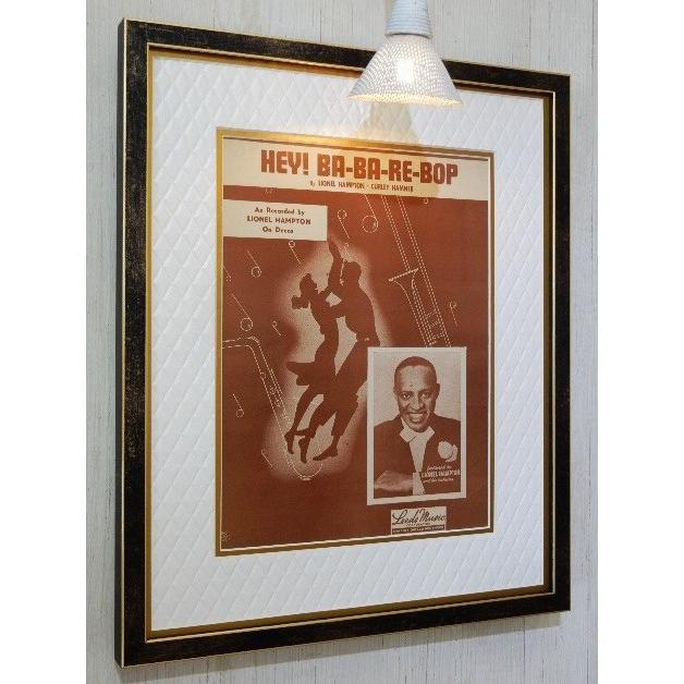 ライオネル・ハンプトン/オリジナル 楽譜 1946/Lionel Hampton/Hey Ba Ba Re Bop/Framed Jive ...