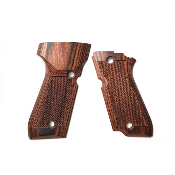 パンドラアームズ/AWG-1431/ウッドグリップ KSC製 M93RII (チェッカー/ブラウン) : JAPAN HOBBY ネコポス配送専門店 - 通販 - Yahoo!ショッピング