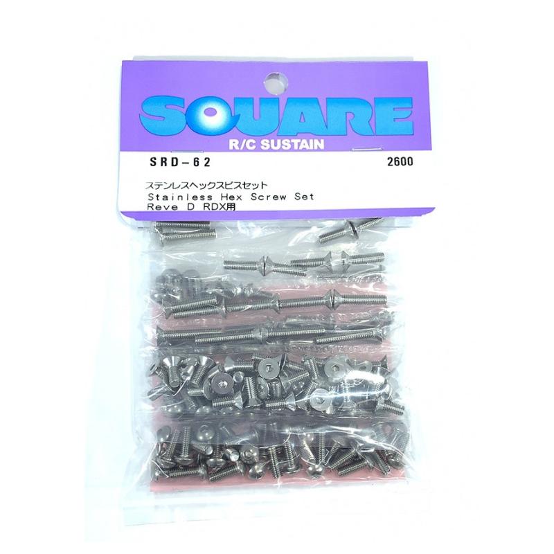 スクエア(SQUARE)/SRD-62/Reve D RDX用ステンレスヘックスビスセット : JAPAN HOBBY ネコポス配送専門店 ...