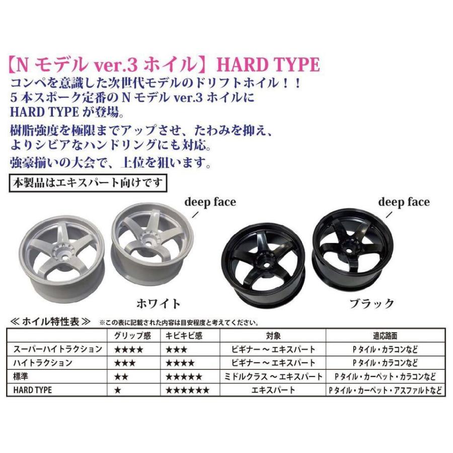 【送料全国一律270円】TOPLINE(トップライン)/TDW-0610BK/Nモデル ver.3 ホイル HARD TYPE (オフセット6/ブラック)2個入 : JAPAN HOBBY ...
