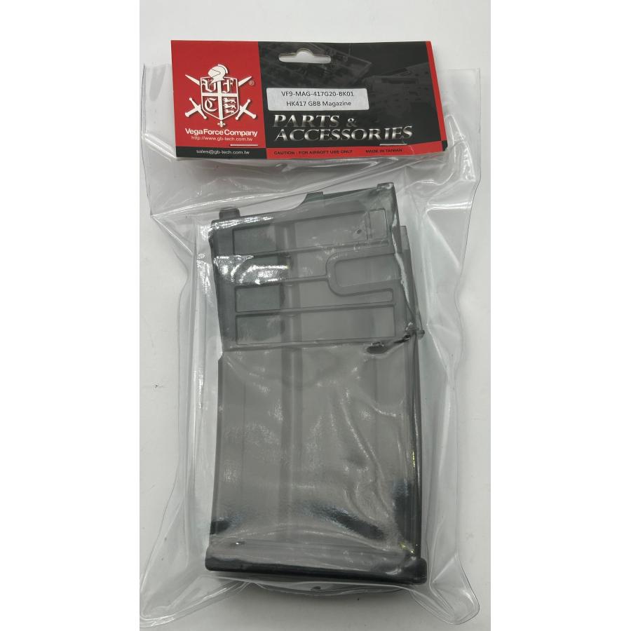 Umarex HK417/G28 GBBR スペアマガジン (20連) [VFC OEM] VF9-MAG-417G20-BK01 ...