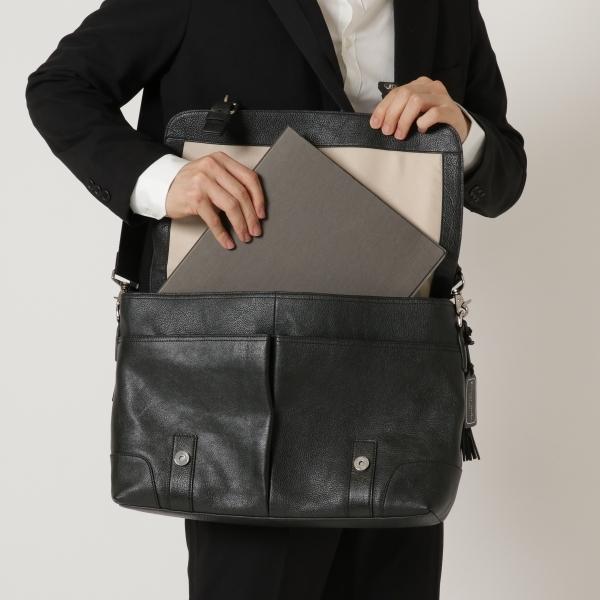 レザー ショルダーバッグ 斜めがけバッグ メンズ 本革 : Genuine Leather - 通販 - Yahoo!ショッピング