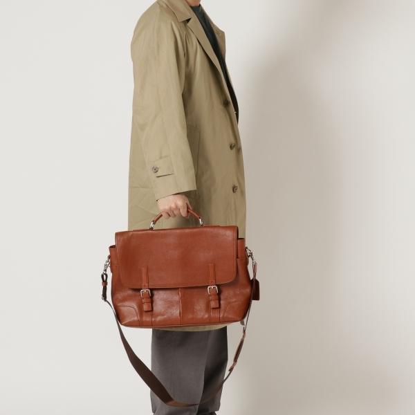 レザー ショルダーバッグ 斜めがけバッグ メンズ 本革 : Genuine Leather - 通販 - Yahoo!ショッピング