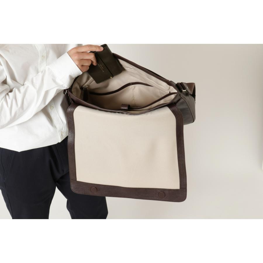 レザー ショルダーバッグ 斜めがけバッグ メンズ 本革 : Genuine Leather - 通販 - Yahoo!ショッピング