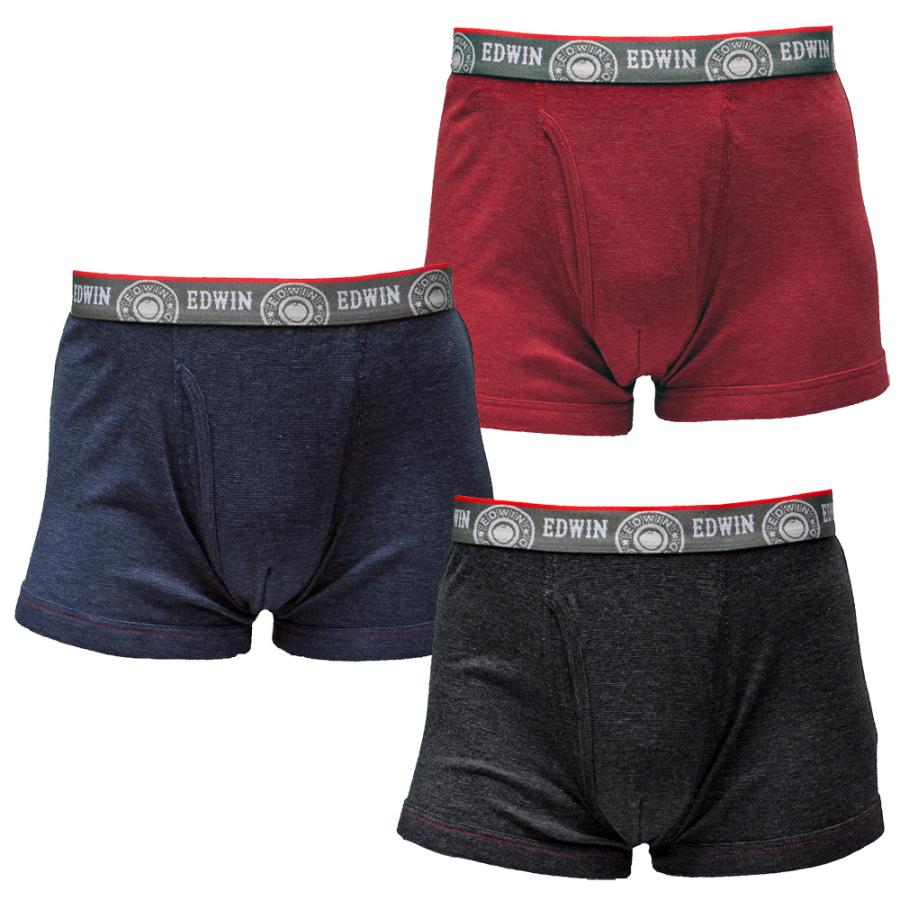 EDWIN ボクサーパンツ 3枚セット/各色1枚 エドウィン 8348K3 メール便 : 9062k3 : インナータウン - 通販 - Yahoo!ショッピング
