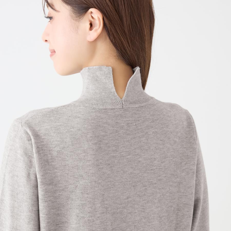 グンゼ ハイネック セーター レディース 秋 冬 レーヨン混 ベーシック シンプル 後ろ スリットあり フットギャラリー GUNZE M-L FTW161 : 21ftw161 : グンゼ公式 ...