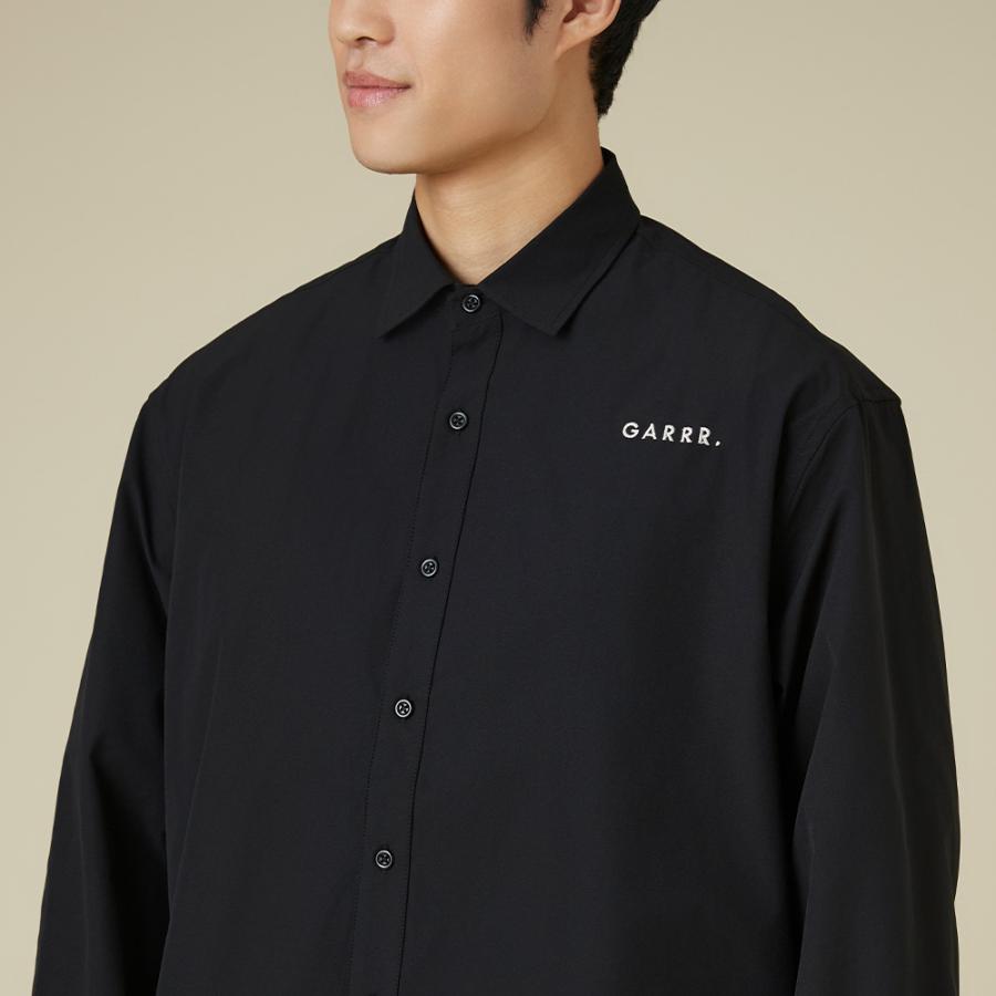 GUNZE（グンゼ） 長袖 シャツ メンズ スリット バックシーム 撥水加工 両脇ポケット ユニセックス お散歩 お揃い 犬 GARRR ガ ...