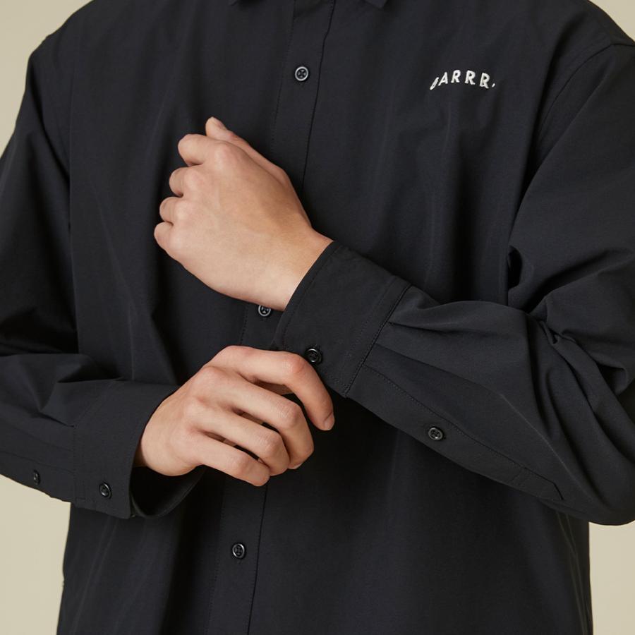 GUNZE（グンゼ） 長袖 シャツ メンズ スリット バックシーム 撥水加工 両脇ポケット ユニセックス お散歩 お揃い 犬 GARRR ガ ...
