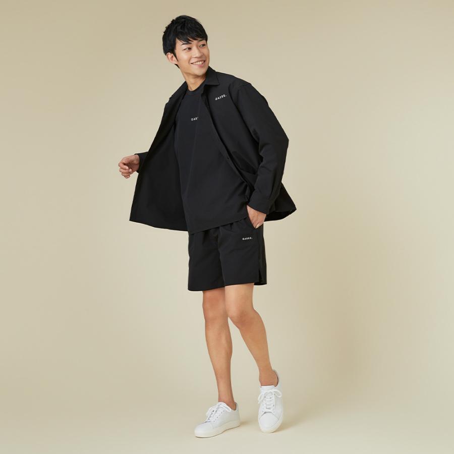 GUNZE（グンゼ） 長袖 シャツ メンズ スリット バックシーム 撥水加工 両脇ポケット ユニセックス お散歩 お揃い 犬 GARRR ガ ...