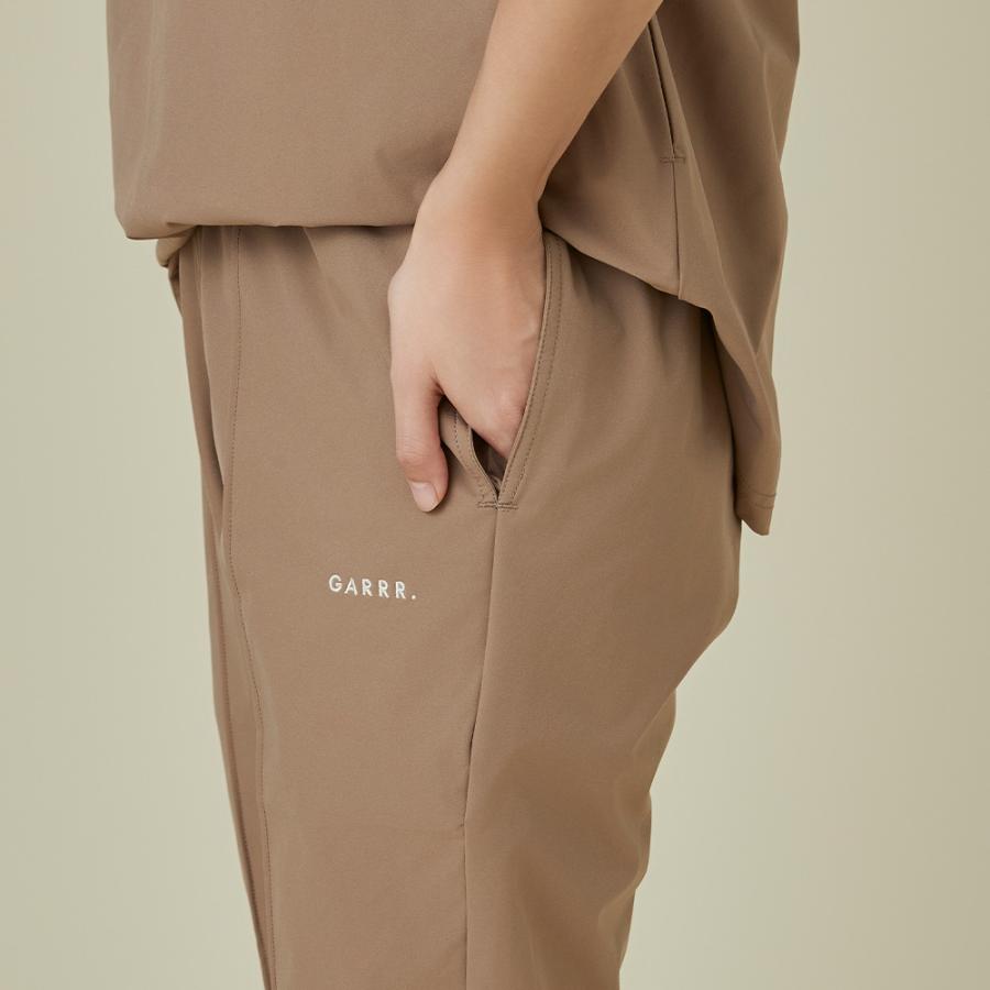 GUNZE（グンゼ） パンツ レディース スリット 撥水加工 ダブルポケット ユニセックス お散歩 ペットとお揃い 犬 GARRR ガルル S ...