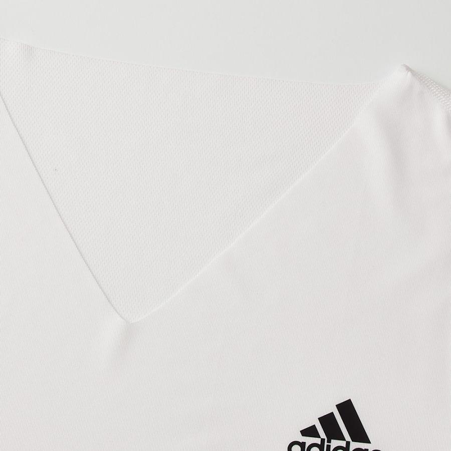 adidas アディダス VネックTシャツ メンズ 肌着 インナーメッシュ 抗菌防臭加工 高ストレッチ UVカット 白 黒 青 グンゼ ...