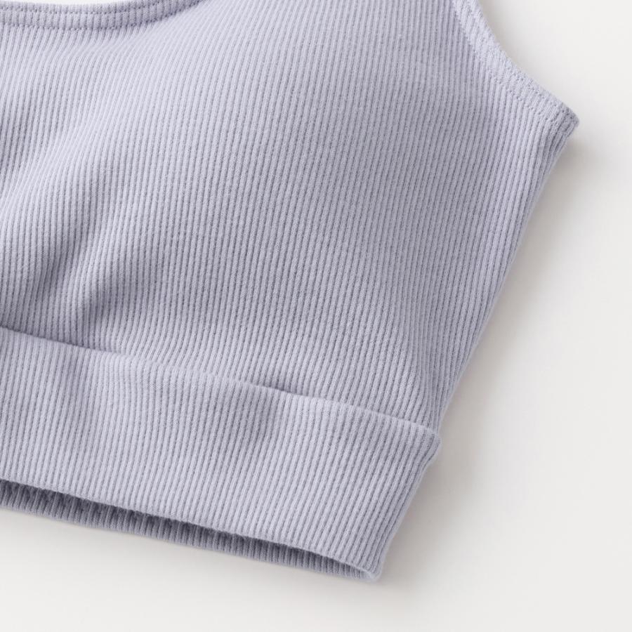 GUNZE グンゼ theGUNZE ブラジャー ノンワイヤー レディース 日本製 綿混 美胸 締め付けにくい オーガニックコットン混 リブ ...