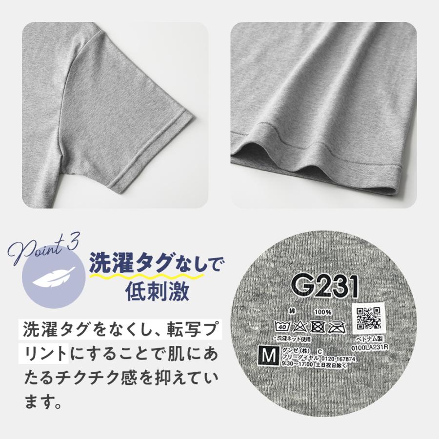GUNZE グンゼ ネット限定 クルーネックTシャツ 綿100％ メンズ インナーシャツ 抗菌防臭加工 3枚組 丸首 タグレス 定番 M-3L : グンゼ公式ヤフー店 - 通販 - Yahoo ...