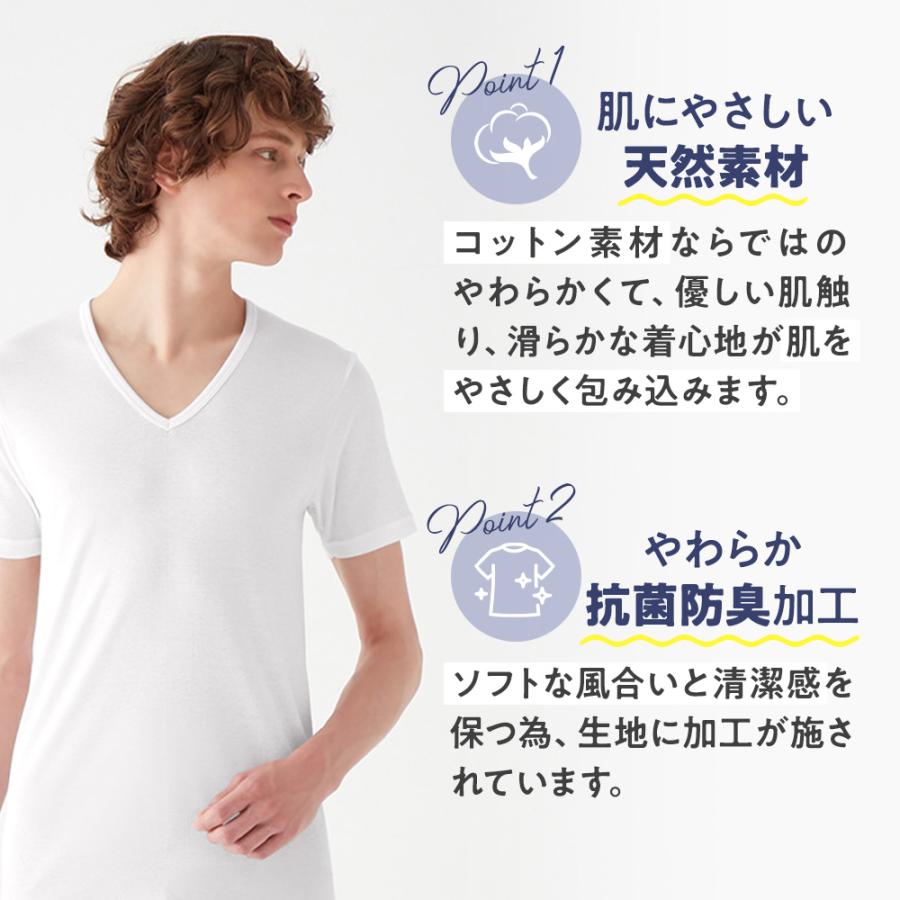GUNZE 5日限定タイムセール グンゼ ネット限定 クルーネックTシャツ 綿100％ メンズ インナーシャツ 抗菌防臭加工 5枚組 丸首 GM00135 M-LL : グンゼ公式ヤフー店 ...