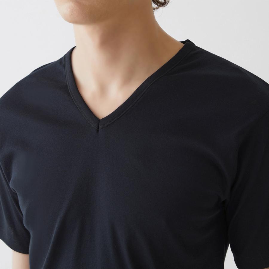 グンゼ 肌着 インナーシャツ メンズ 春夏 半袖 Vネック V首 冷感 消臭加工 天然綿100％ 涼しい 爽やか ムレにくい ...