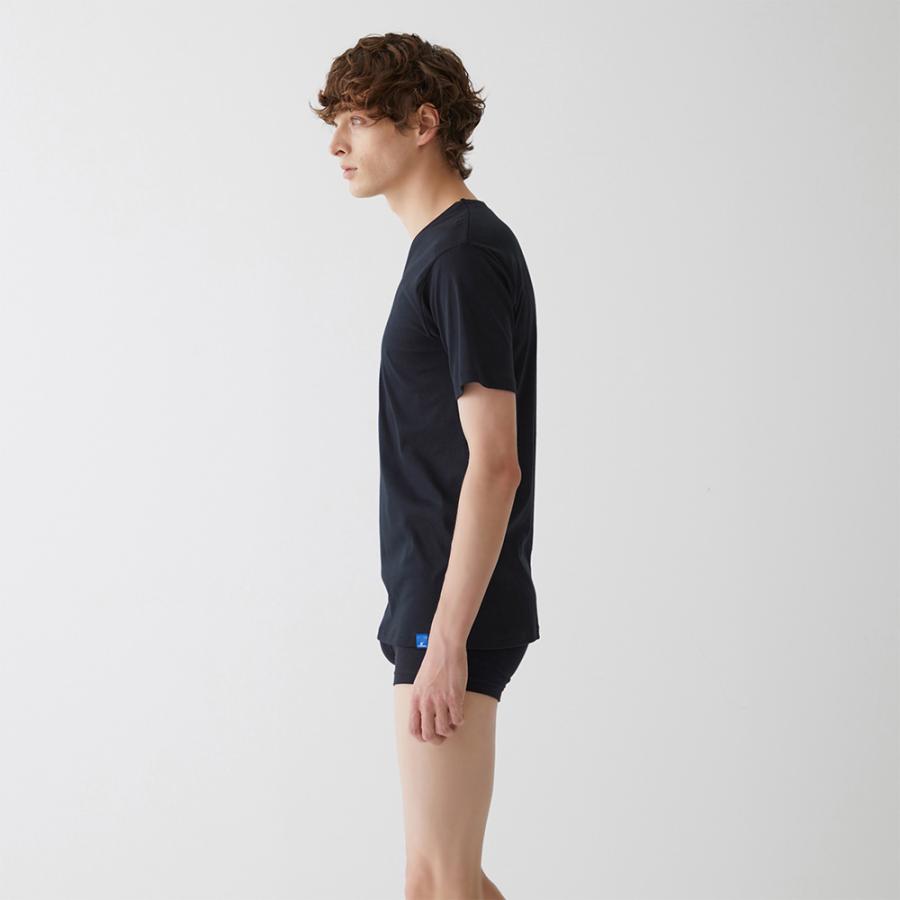 グンゼ 肌着 インナーシャツ メンズ 春夏 半袖 Vネック V首 冷感 消臭加工 天然綿100％ 涼しい 爽やか ムレにくい ...