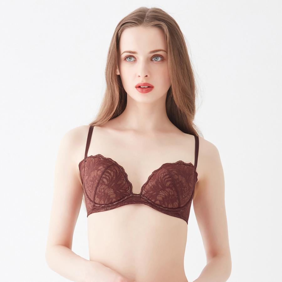 Tuche グンゼ GUNZE トゥシェ ブラジャー ワイヤー 総レース 補整 脇高 レディース 脇肉 かわいい セクシー 寄せ ストレッチ 脇高ブラ JB3026H B70-E75 ...