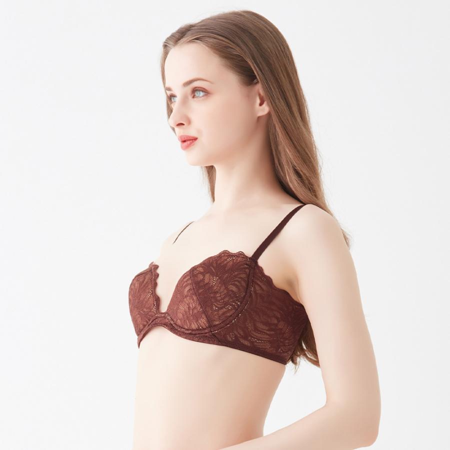 Tuche グンゼ GUNZE トゥシェ ブラジャー ワイヤー 総レース 補整 脇高 レディース 脇肉 かわいい セクシー 寄せ ストレッチ 脇高ブラ JB3026H B70-E75 ...