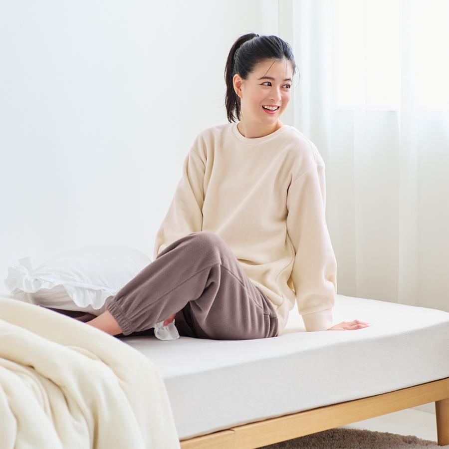 COMME CI COMME CA（コムシコムサ） グンゼ レディース フリース ニット ルームウェア 部屋着 あったか 秋冬 GUNZE M L LL MF6085 : グンゼ公式ヤフー店 ...