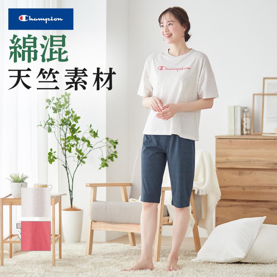 Champion チャンピオン ルームウェア レディース 半袖 綿 5分丈パンツ 部屋着 寝間着 寝巻き GUNZE グンゼ M L LL OL3205 : グンゼ公式ヤフー店 - 通販 ...