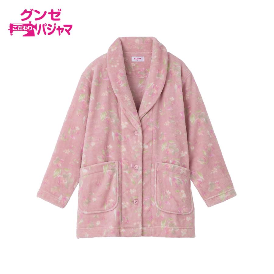 グンゼ パジャマ レディース 羽織物 ジャケット 花柄 ボア 冬 婦人 女性 GUNZE M〜L TK4552 : 35tk4552 : グンゼ公式ヤフー店 - 通販 - Yahoo!ショッピング