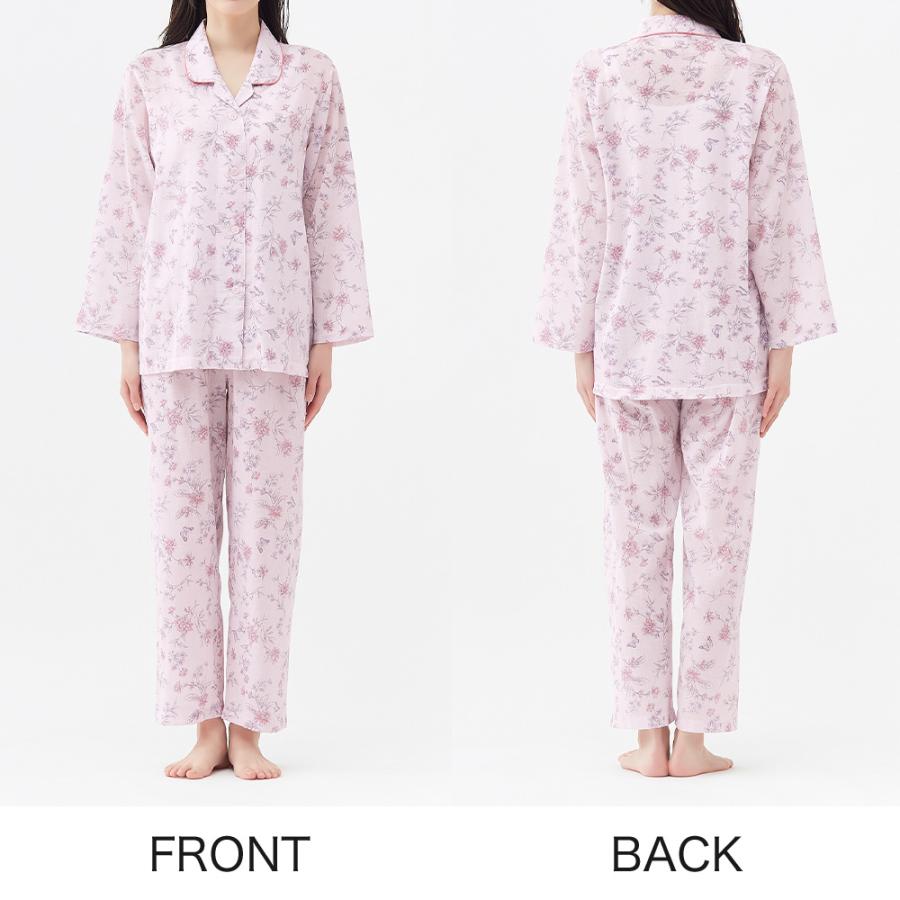 GUNZE グンゼ パジャマ レディース 長袖 COOL PLUS 綿 部屋着 寝間着 寝巻 M L LL TP2005 : グンゼ公式ヤフー店 - 通販 - Yahoo!ショッピング