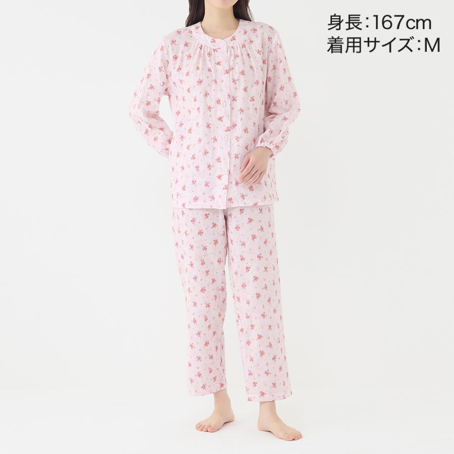 GUNZE グンゼ パジャマ レディース 長袖 綿100％ 二重ガーゼ 部屋着 寝間着 寝巻き S M L LL 3L TP2105 : グンゼ公式ヤフー店 - 通販 - Yahoo!ショッピング