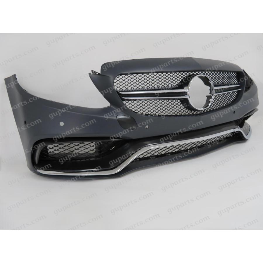 ベンツ W205 C205 C63 AMG スタイル フロント バンパー セット カスタム A2058802340 A2058802440 ...