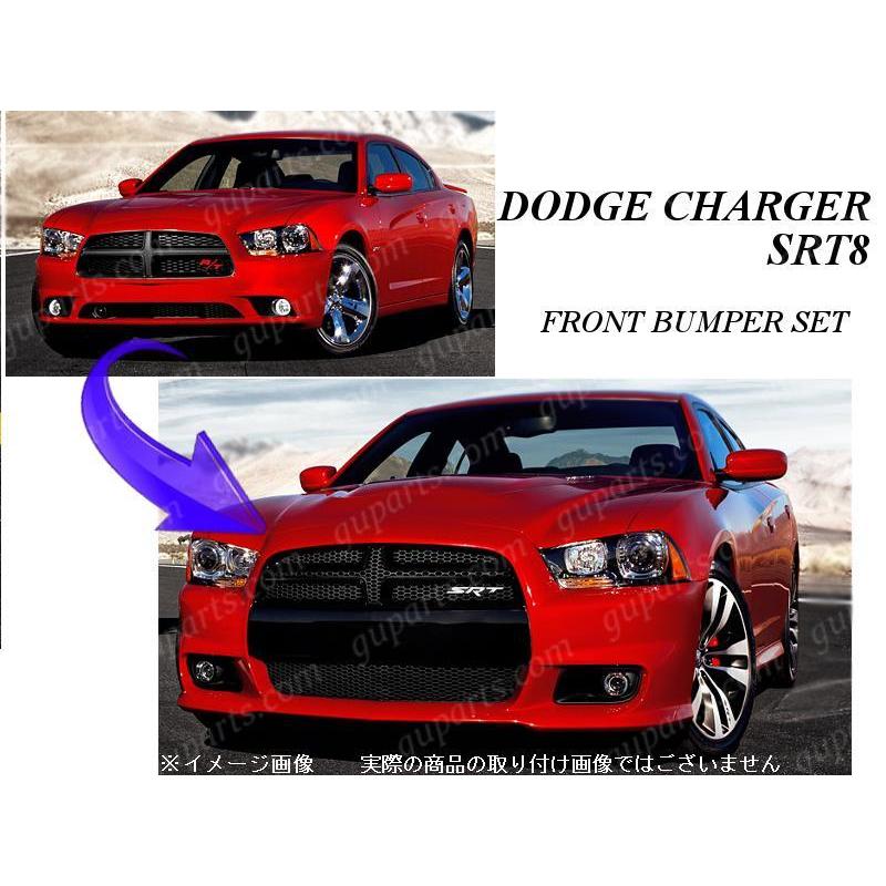 ダッジ チャージャー 2011〜2015 RT → SRT8 フロント バンパー ラジエーター フォグ グリル クローム メッキ トリム エアロ 68092596AA : GUパーツ 2 ...