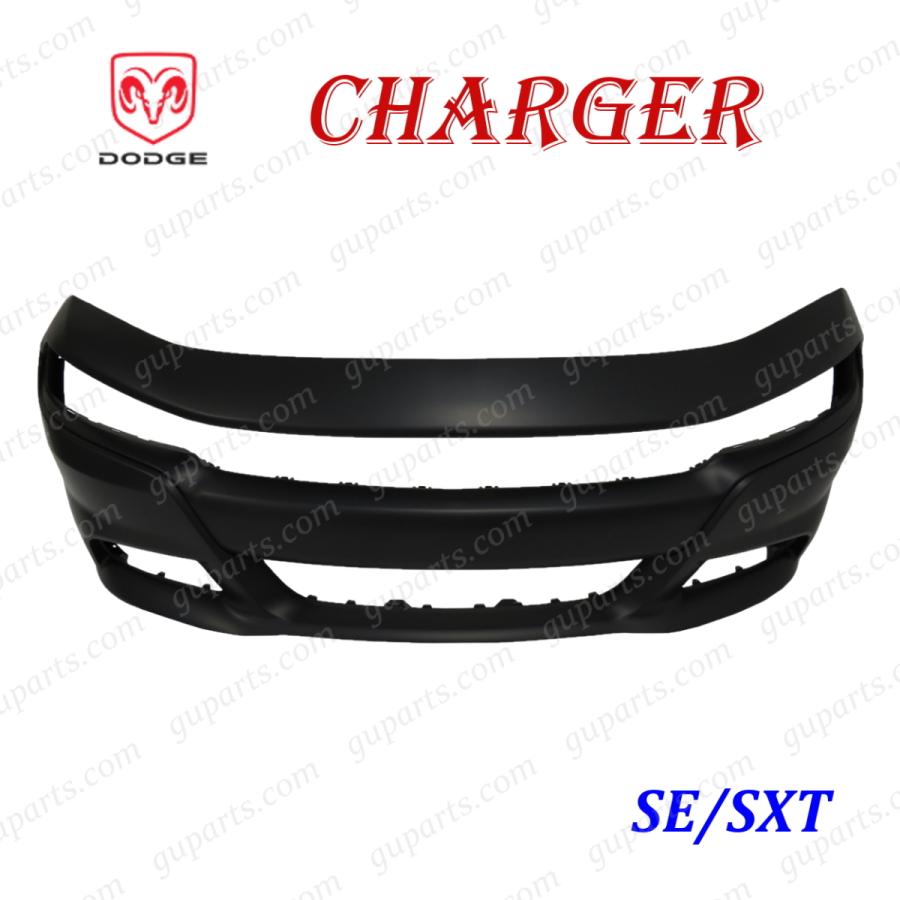 ダッジ チャージャー 2015〜 SE SXT フロント バンパー 68267765AB 68267765AC ボディ フェイス カバー ...